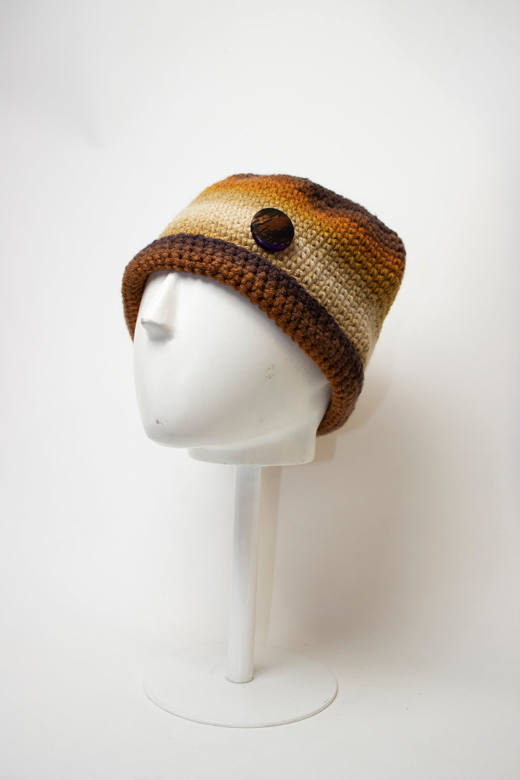 Multi Brown Toque – Shelley Klassen